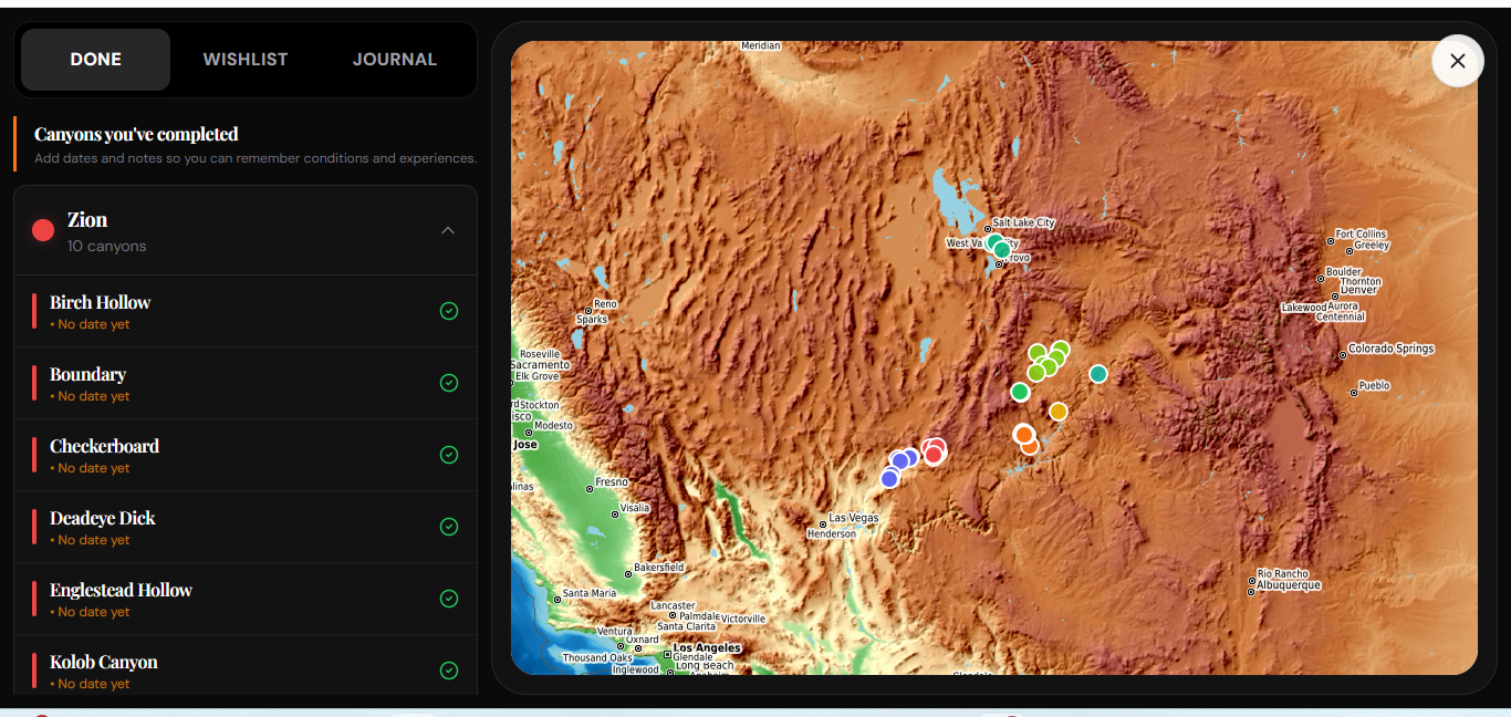 Slot Canyon Explorer | Canyoneering Routes & Maps